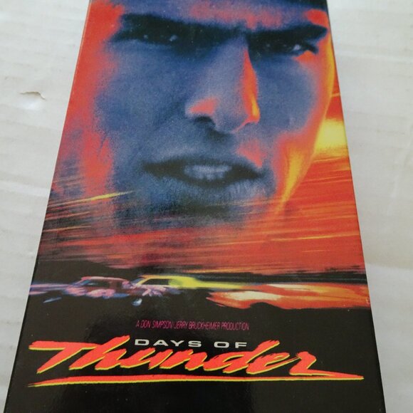 Paramount Pictures | Media | Days Of Thunder Vhs Tape With Tom Cruise ...